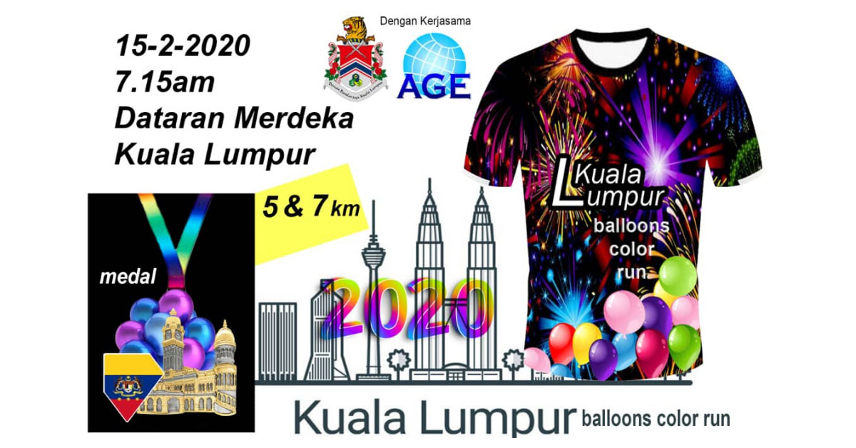 Kuala Lumpur Balloons Color Run 2020 | Connect by JustRunLah!