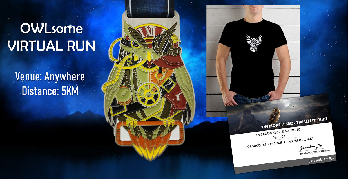 OWLsome Virtual Run | Connect by JustRunLah!