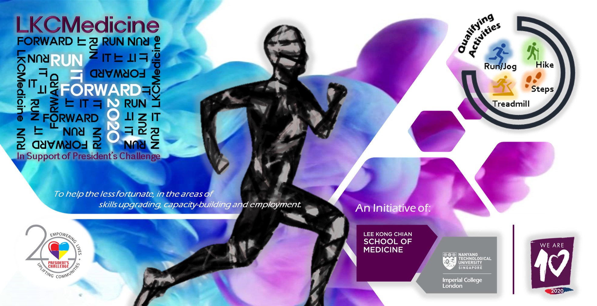 Run It Forward 2020 with LKCMedicine | Connect by JustRunLah!