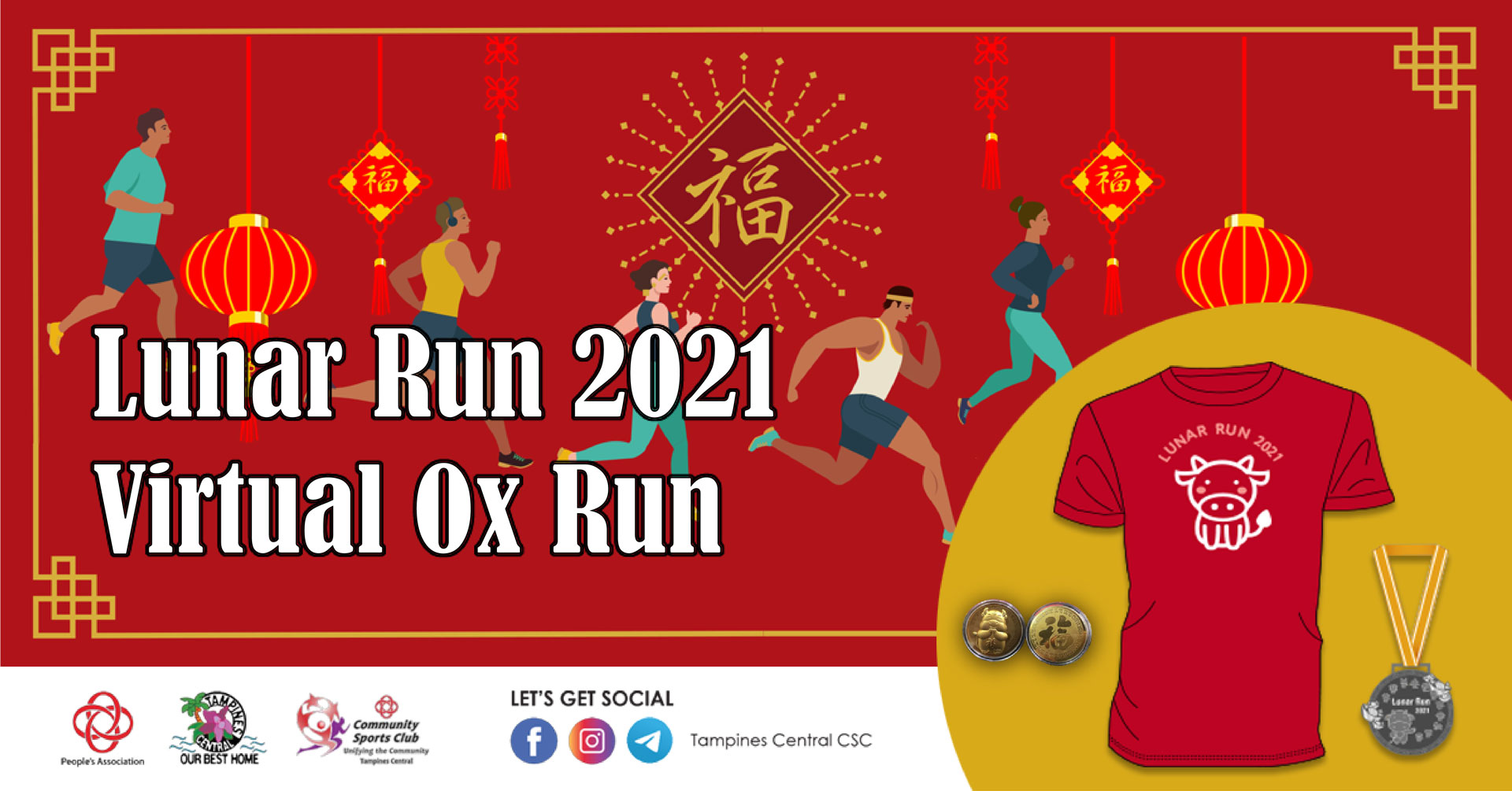 Lunar Run 2021 Virtual Ox Run | Connect by JustRunLah!