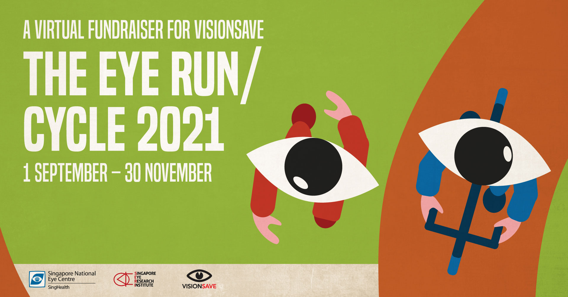 The Eye Run / Cycle 2021 – Virtual | Connect by JustRunLah!