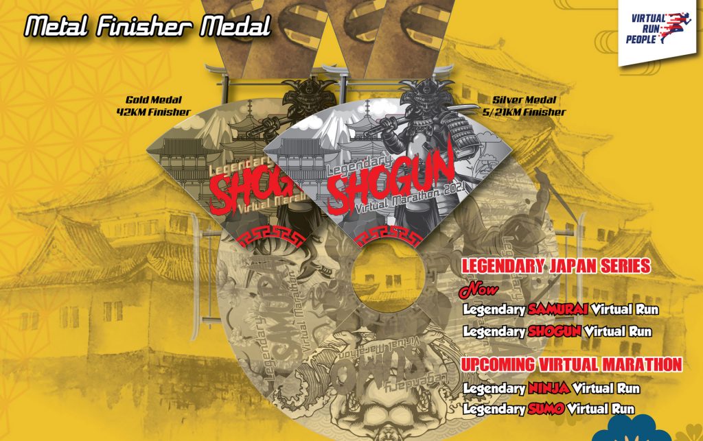Legendary Shogun Virtual Marathon | Connect by JustRunLah!