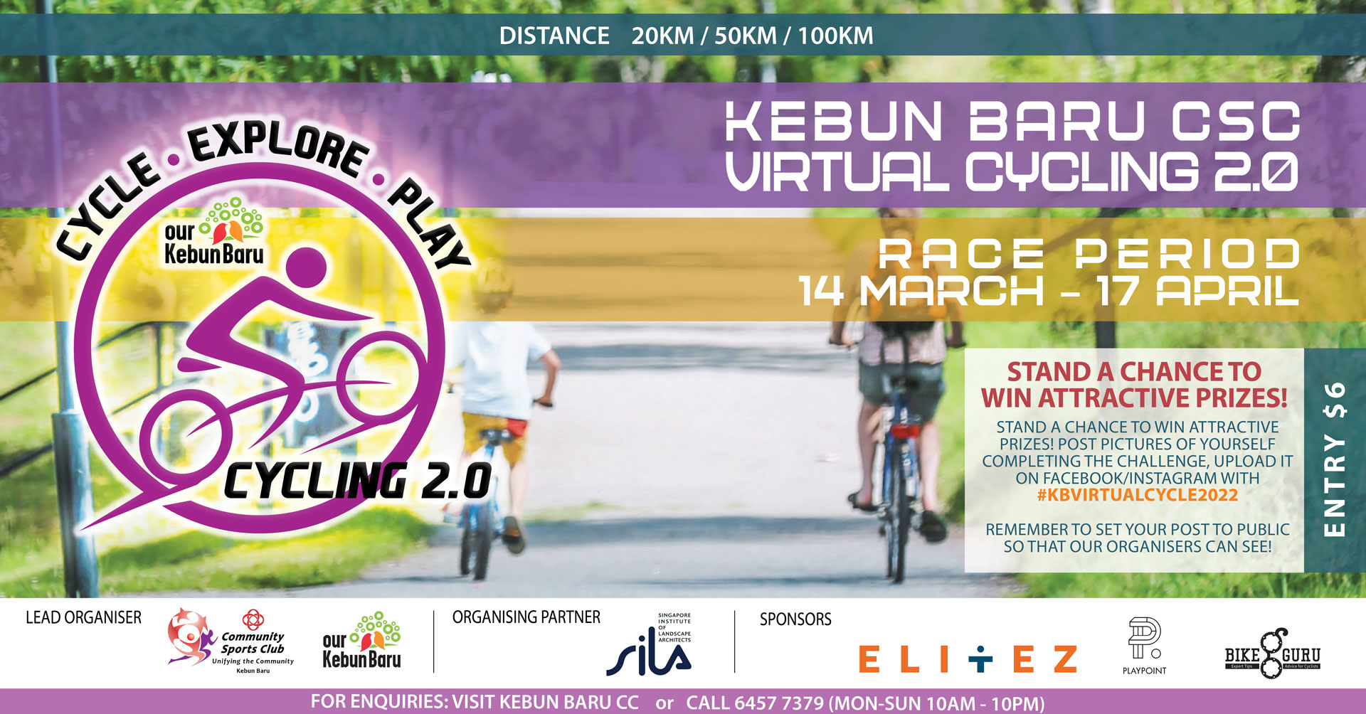 Kebun Baru CSC Virtual Cycling 2.0 | Connect by JustRunLah!