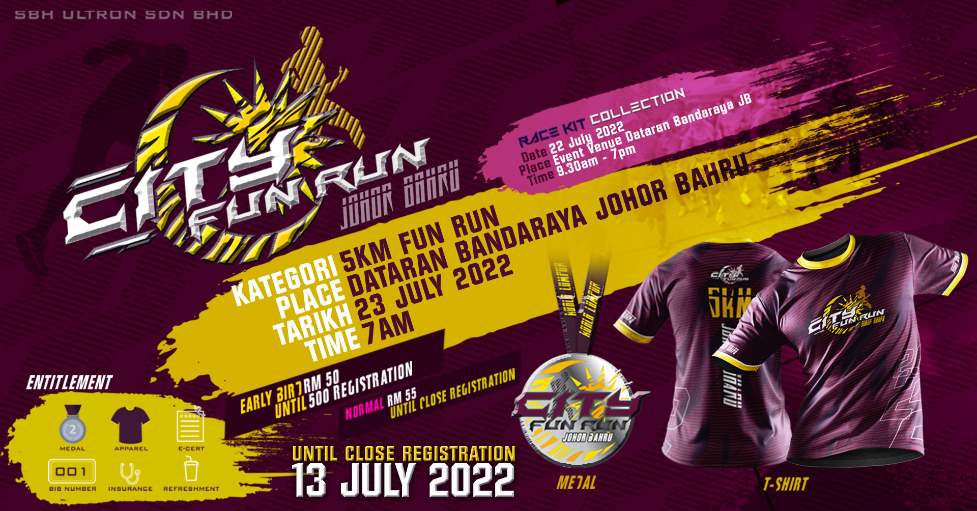 Johor Bahru City Fun Run 2022 | Connect by JustRunLah!