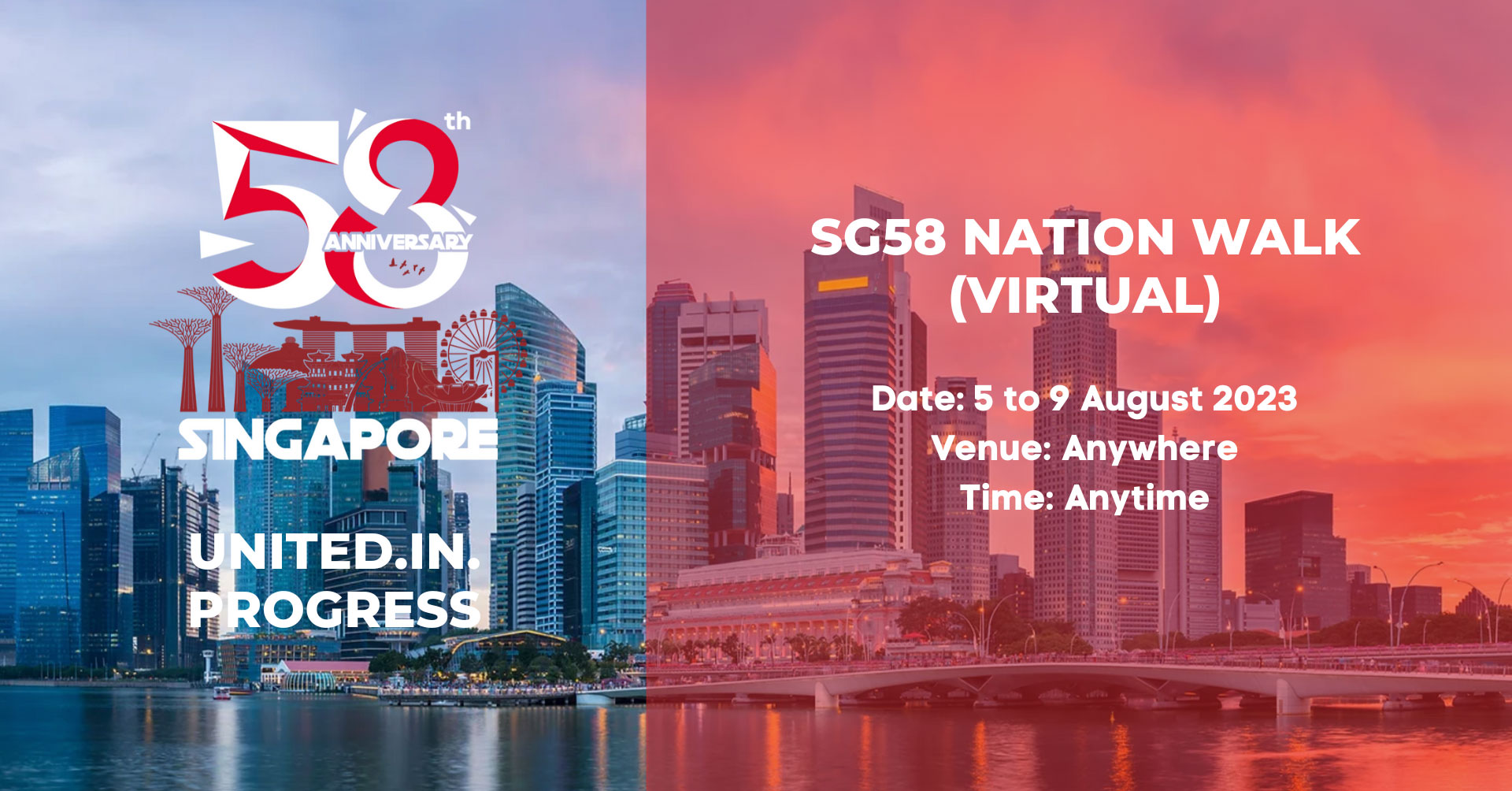 SG58 Nation Walk (Virtual) | Connect by JustRunLah!