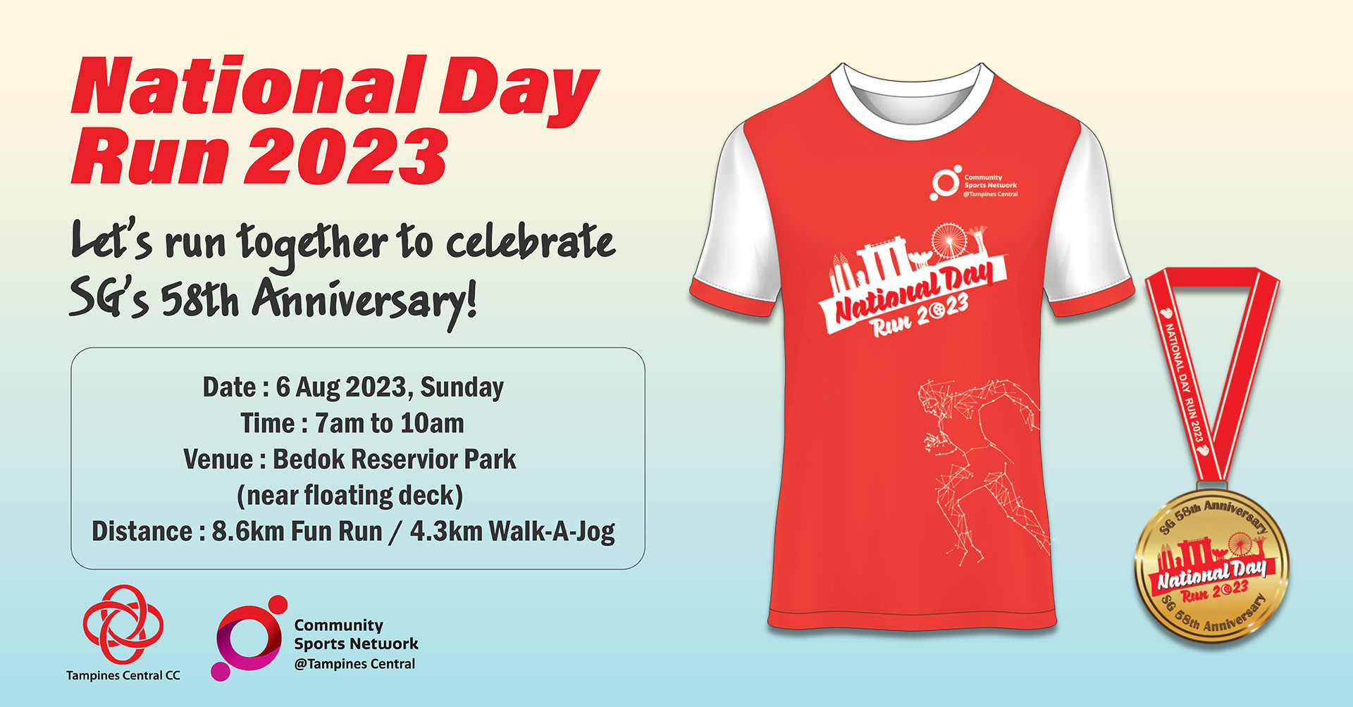 Tampines Central CSN National Day Run 2023 | Connect by JustRunLah!