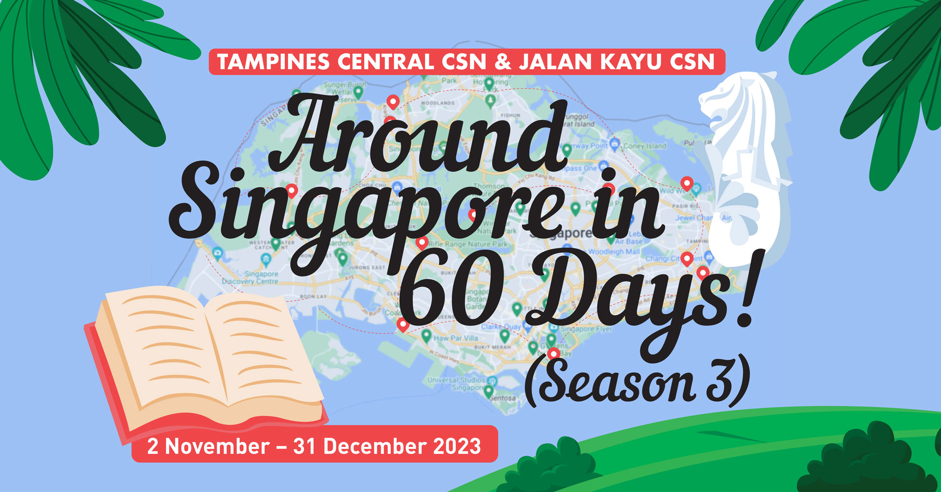 Around Singapore in 60 Days! (Season 3) | Connect by JustRunLah!