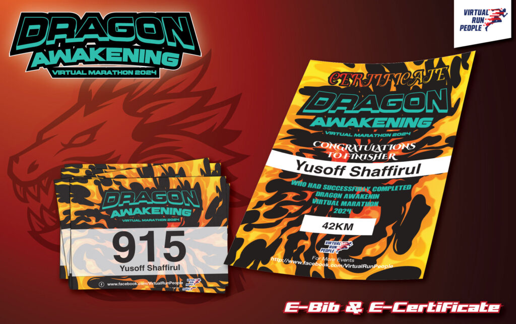 Dragon Awakening Virtual Marathon 2024 | Connect by JustRunLah!