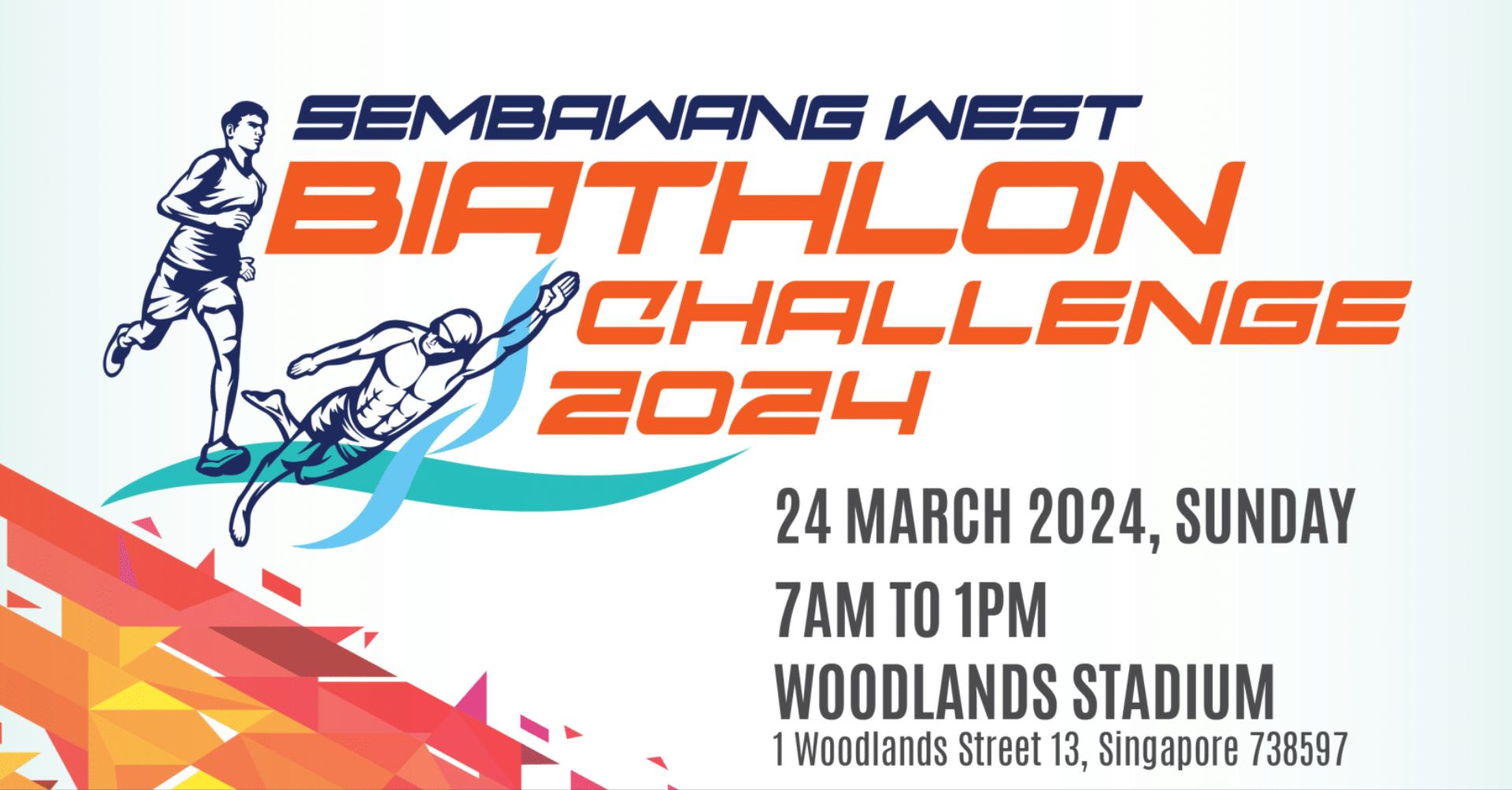 Sembawang West Biathlon Challenge 2024 | Connect by JustRunLah!