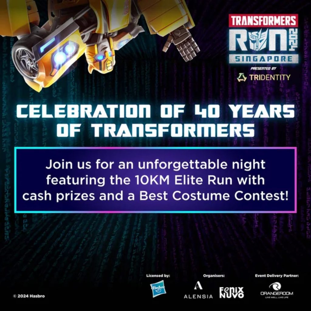 Transformers Run Singapore 2024 | Connect by JustRunLah!