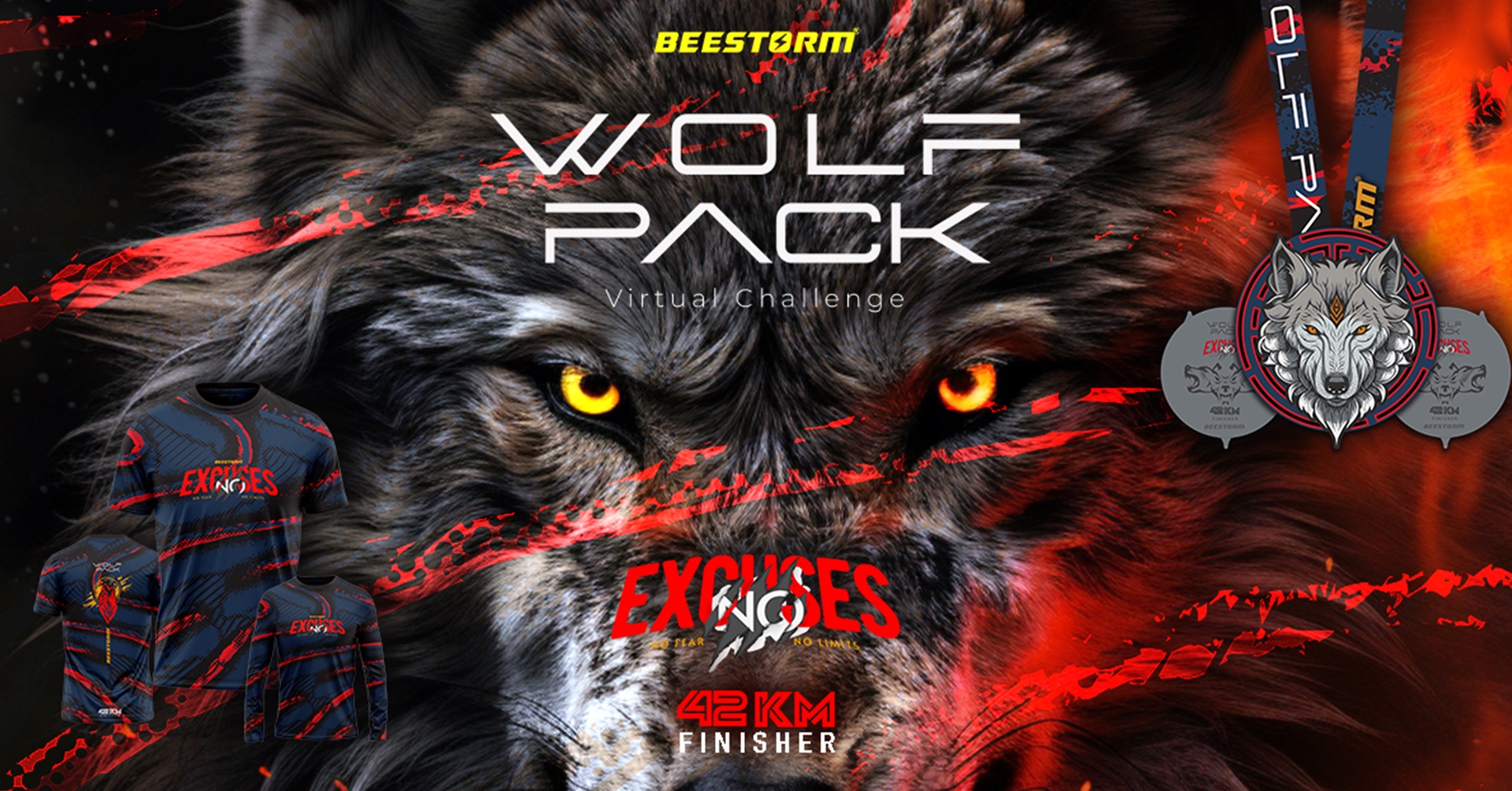Wolf Pack Virtual Challenge 2025 | Connect by JustRunLah!